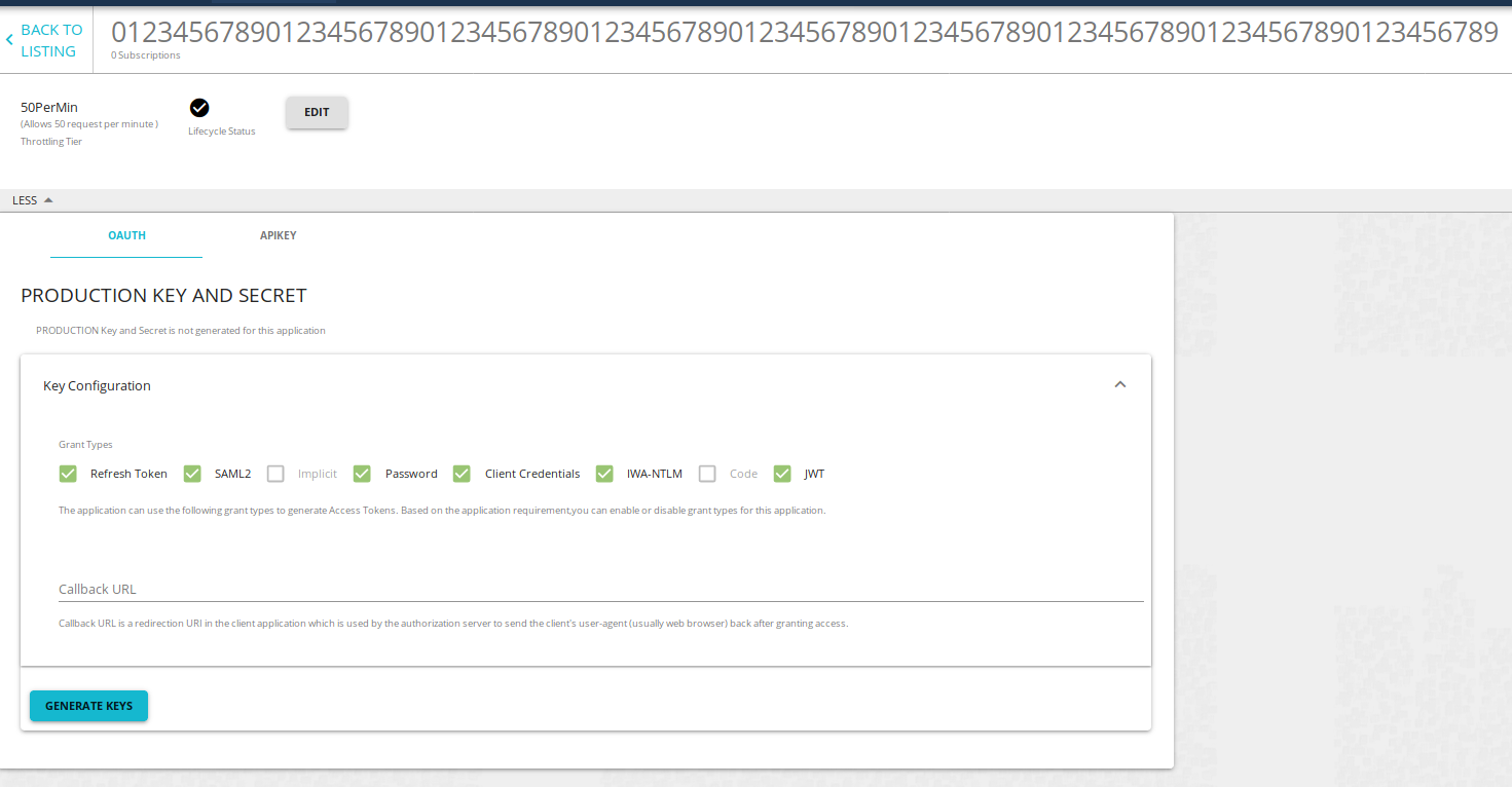 [store] Subscriber's (account type) application name can have more than ...
