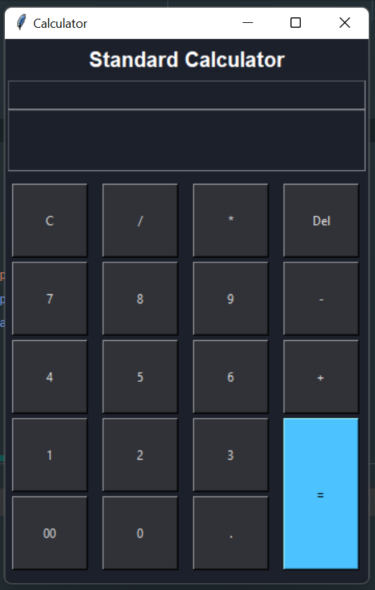 GitHub - santos-k/Calculator: Calculator in Python using Tkinter module.