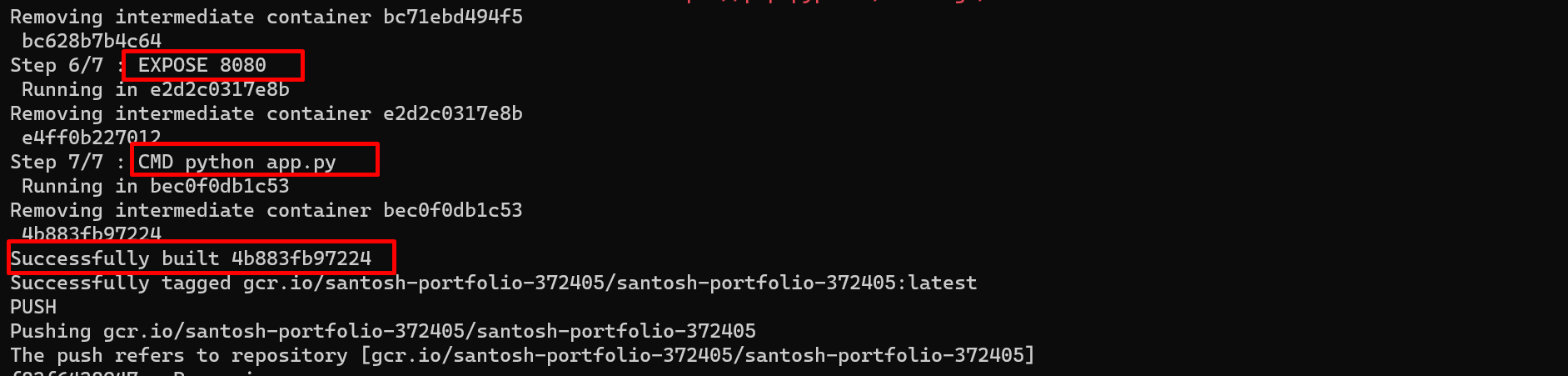 Python Aws Gcp Deployment Notesdeployportfolioongcpmd At Main · Santos Kpython Aws Gcp 3991