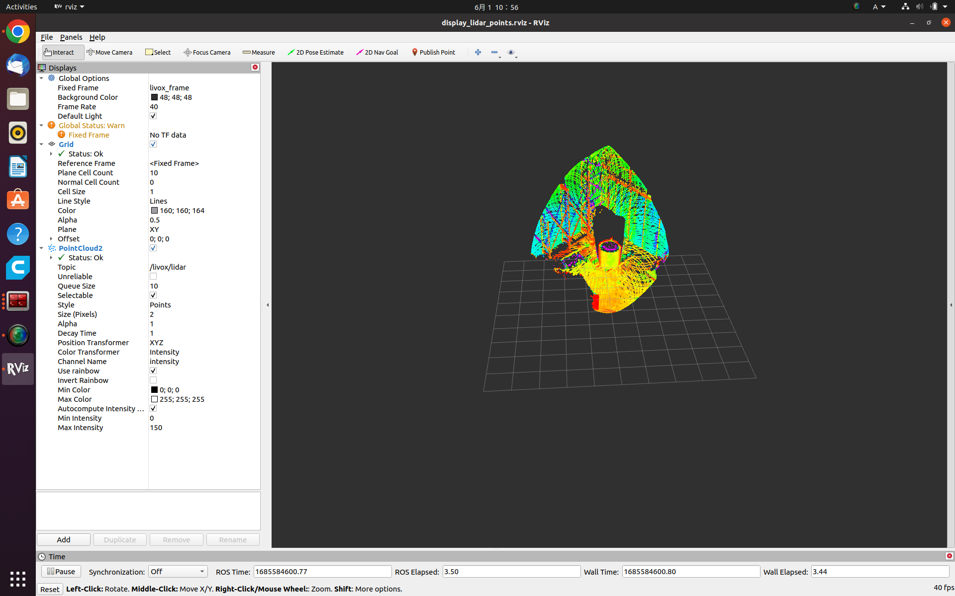Livoxのトピック名とフレームIDが実機と違うかも? · Issue #27 · Field-Robotics-Japan/UnitySensors · GitHub