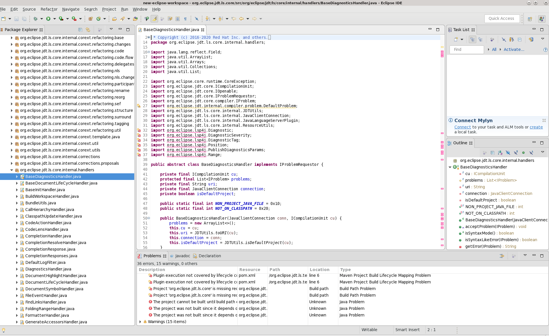 When open eclipse.jdt.ls in eclipse, there are a lot of import errors · Issue #1618 · eclipse ...