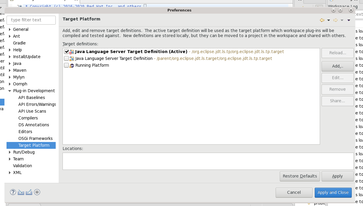 When open eclipse.jdt.ls in eclipse, there are a lot of import errors ...