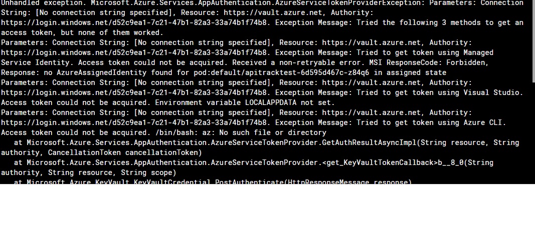 Issue When Try To Access Azure App Configuration When Config Have Key Vault Reference Key App