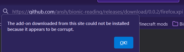 002 Firefox Extension Not Installing · Issue 81 · Anshjiffyreader