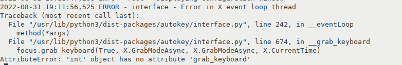 Key Capture Seems Broken On Ubuntu 22 04 · Issue 728 · Autokey Autokey