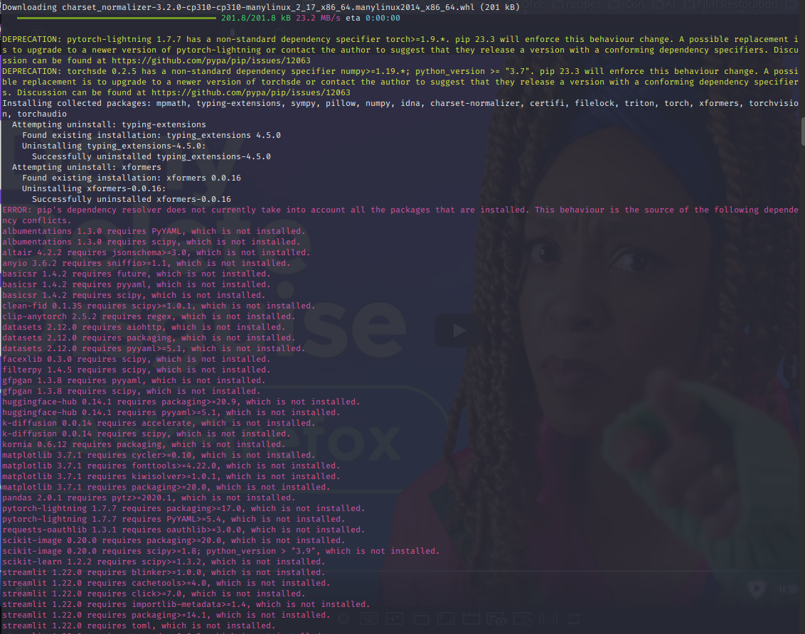 missing requirements for initial install · Issue #1400 · comfyanonymous/ComfyUI · GitHub
