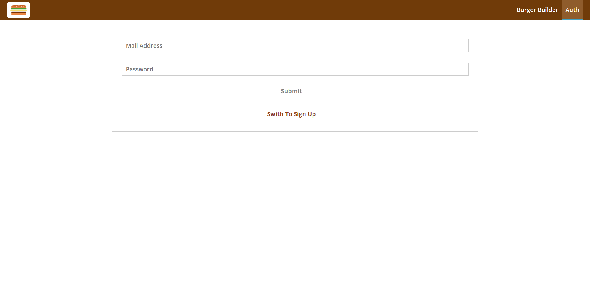 Github Anuragarwalkarburger Builder Simple Burger Builder Using React 16 Redux