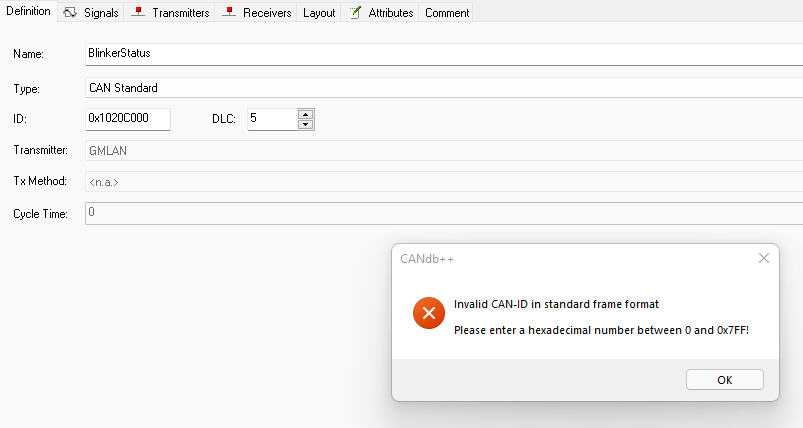 Dbc Conversion Errors While Converting An Opendbc Database To Xml · Issue 628 · Ebroecker