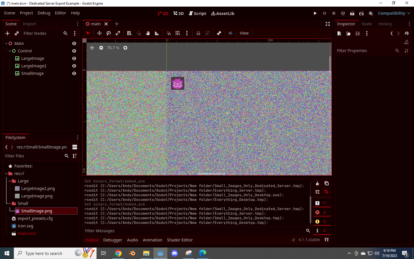 Exporting specific resources is broken, includes resources it should not include · Issue #79684 ...