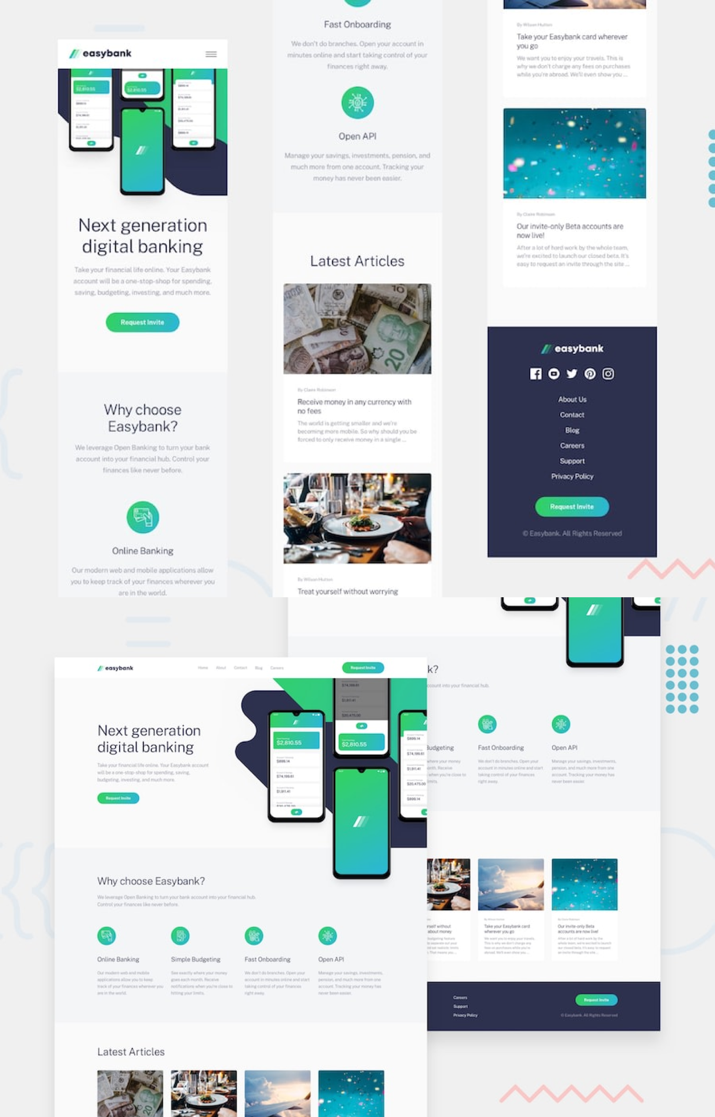 GitHub - AndyNotfound/EasyBank: Tech Stack: HTML, SCSS, and JavaScript