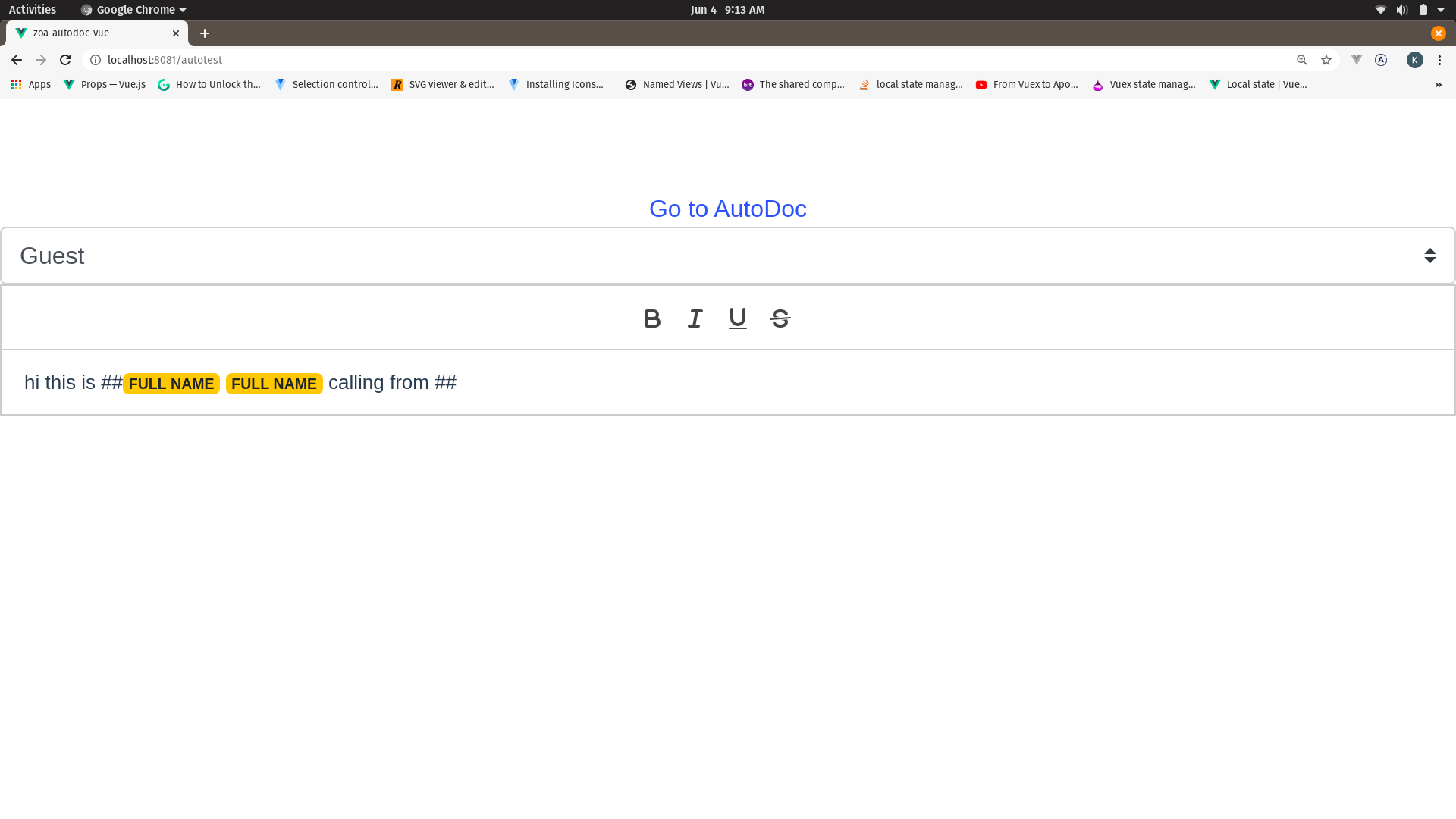 How to add template functionality to Quill? · Issue #1759 · slab/quill · GitHub