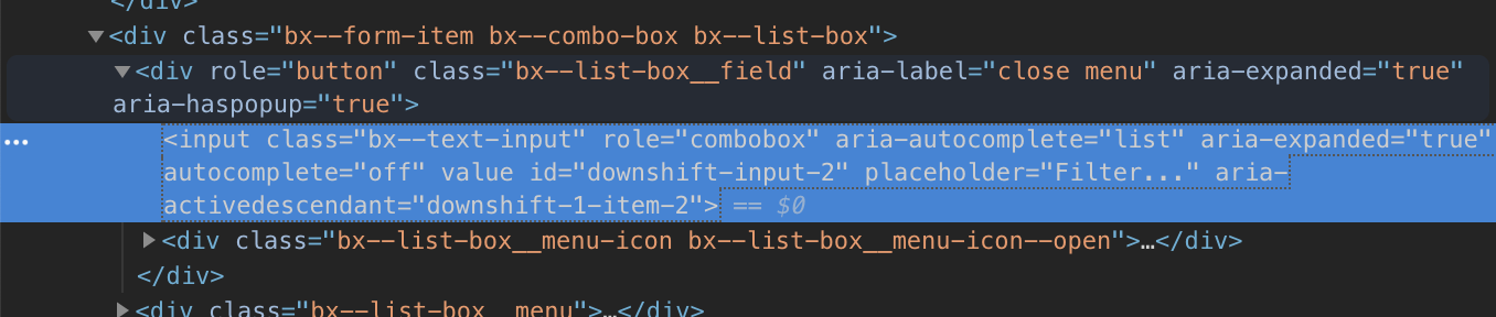 ♿Combobox AVT1 - August 2018♿ · Issue #1347 · carbon-design-system/carbon · GitHub