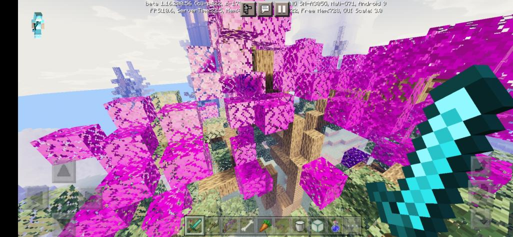pink leaves in some places · Issue #37 · jebbyk/OSBES-minecraft-bedrock ...