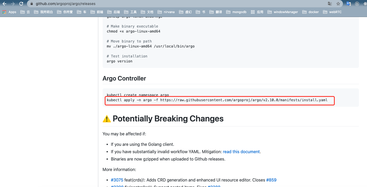 Wrong install url at web page · Issue #3824 · argoproj/argo-workflows · GitHub