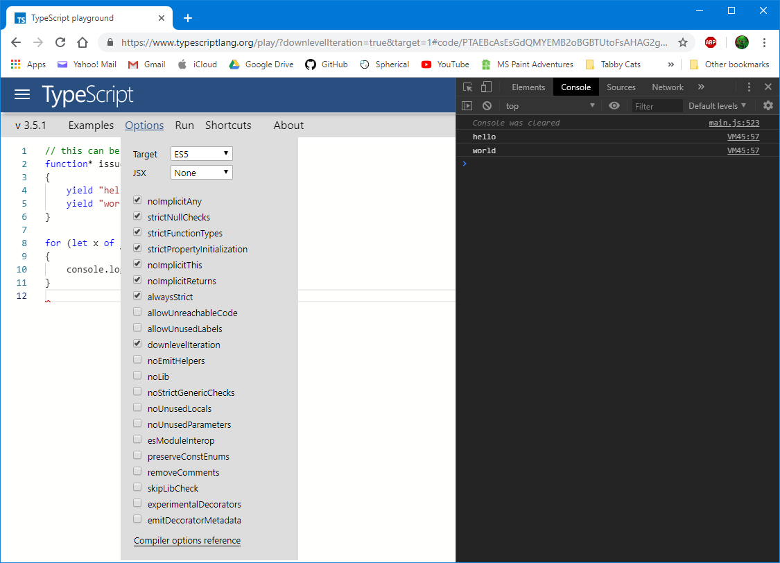 for of does not work on generator function when running on es5 aka internet explorer · Issue ...