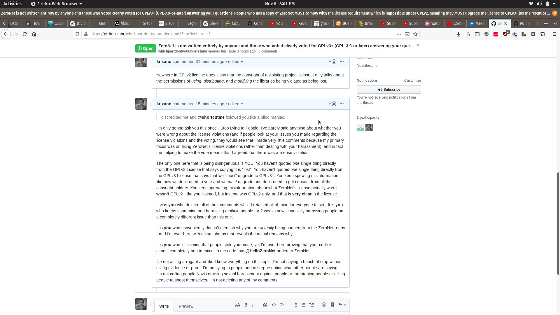 Fixing Licensing Issues · Issue #2269 · HelloZeroNet/ZeroNet · GitHub