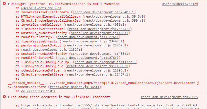 [Bug]: Using a non-html element in `as` props of ThemeProvider cause useFocusRect to crash ...
