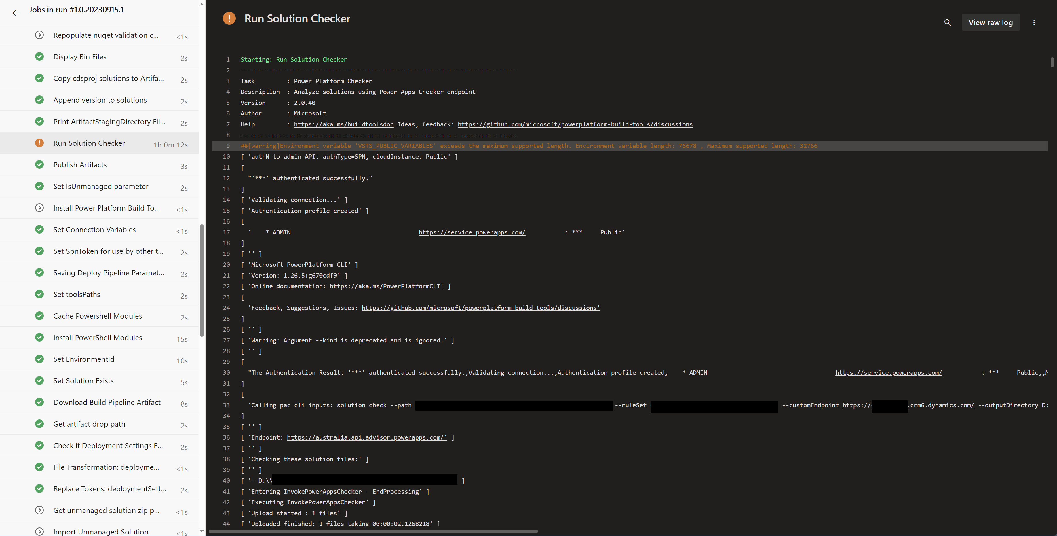 [ALM Accelerator - BUG]: Run Solution Checker Timeout · Issue #6689 · microsoft/coe-starter-kit ...