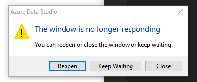 Application hangs after many connections are saved · Issue #15333 · microsoft/azuredatastudio ...