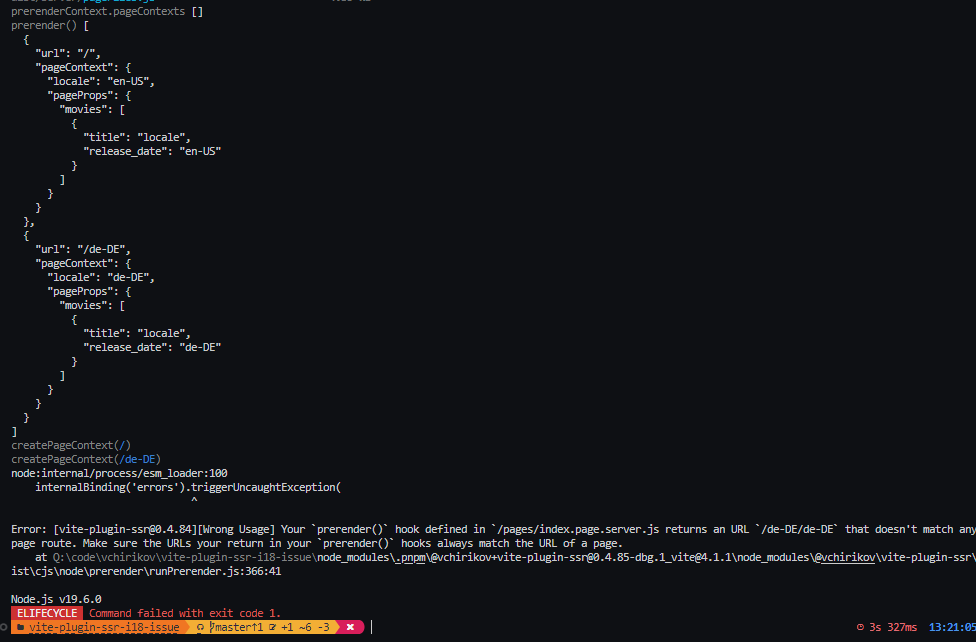 Prerendering with i18n · Issue #654 · vikejs/vike · GitHub