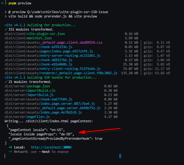Prerendering with i18n · Issue #654 · vikejs/vike · GitHub