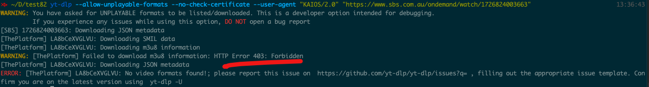 sbs.com.au 24x7 livestream returns 403 · Issue #5544 · yt-dlp/yt-dlp · GitHub