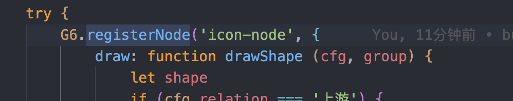 自定义注册节点，只有定义节点名字为 icon-node 改成其他名字注册元素方法不执行 · Issue #4280 · antvis/G6 · GitHub