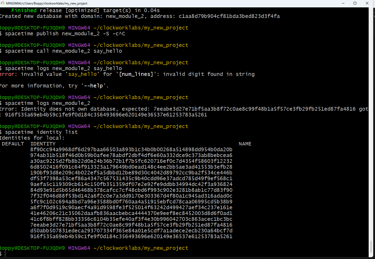 Getting a new identity every time I spacetime publish/call · Issue #333 · clockworklabs ...