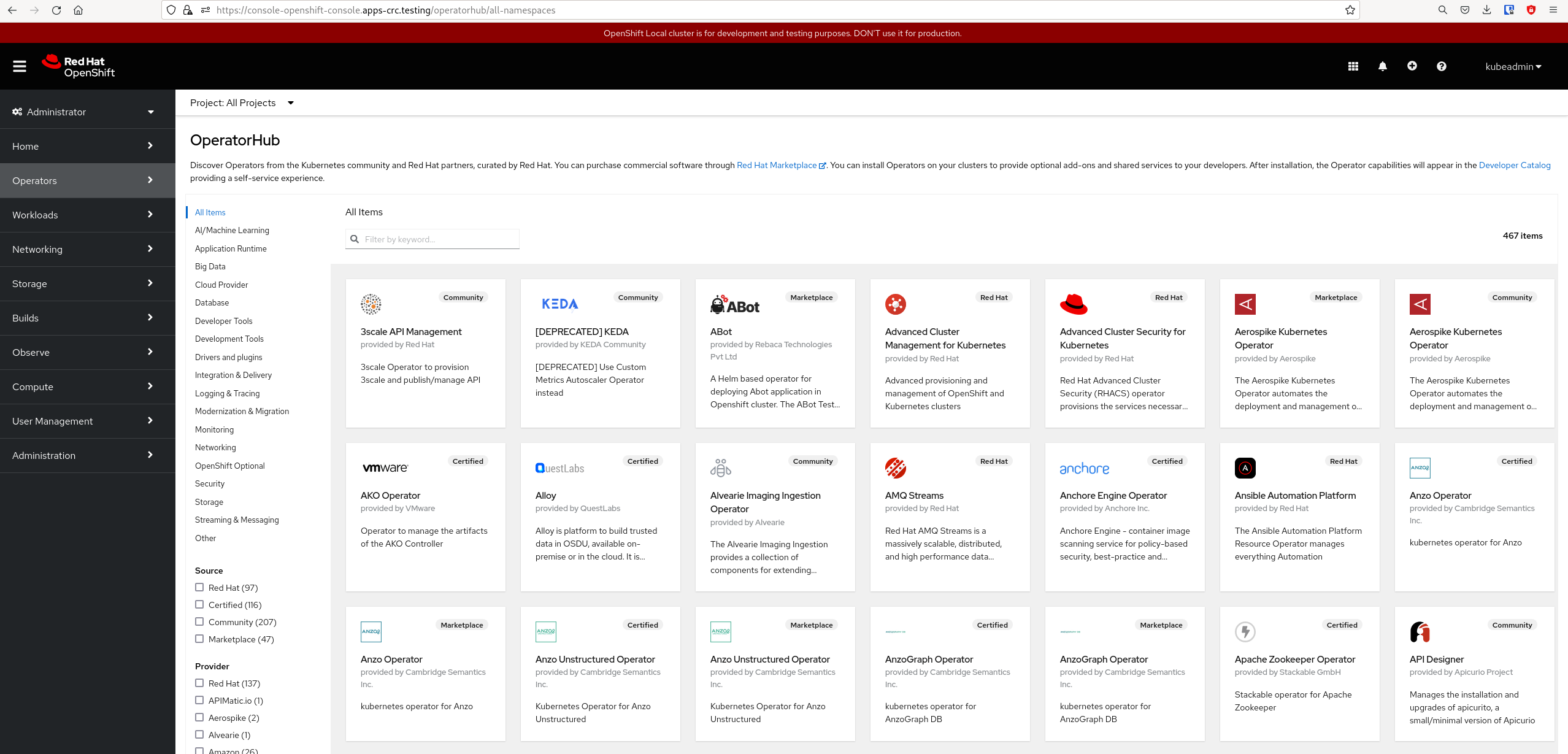 Bug Operatorhub Shows Less Number Of Operators · Issue 3607 · Crc Orgcrc · Github 