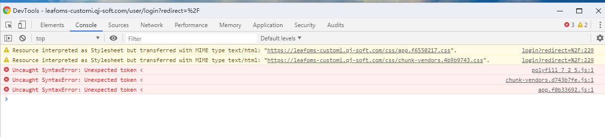 发布到线上一直在加载页面卡死，没有进入登录页 · Issue #2167 · jeecgboot/JeecgBoot · GitHub