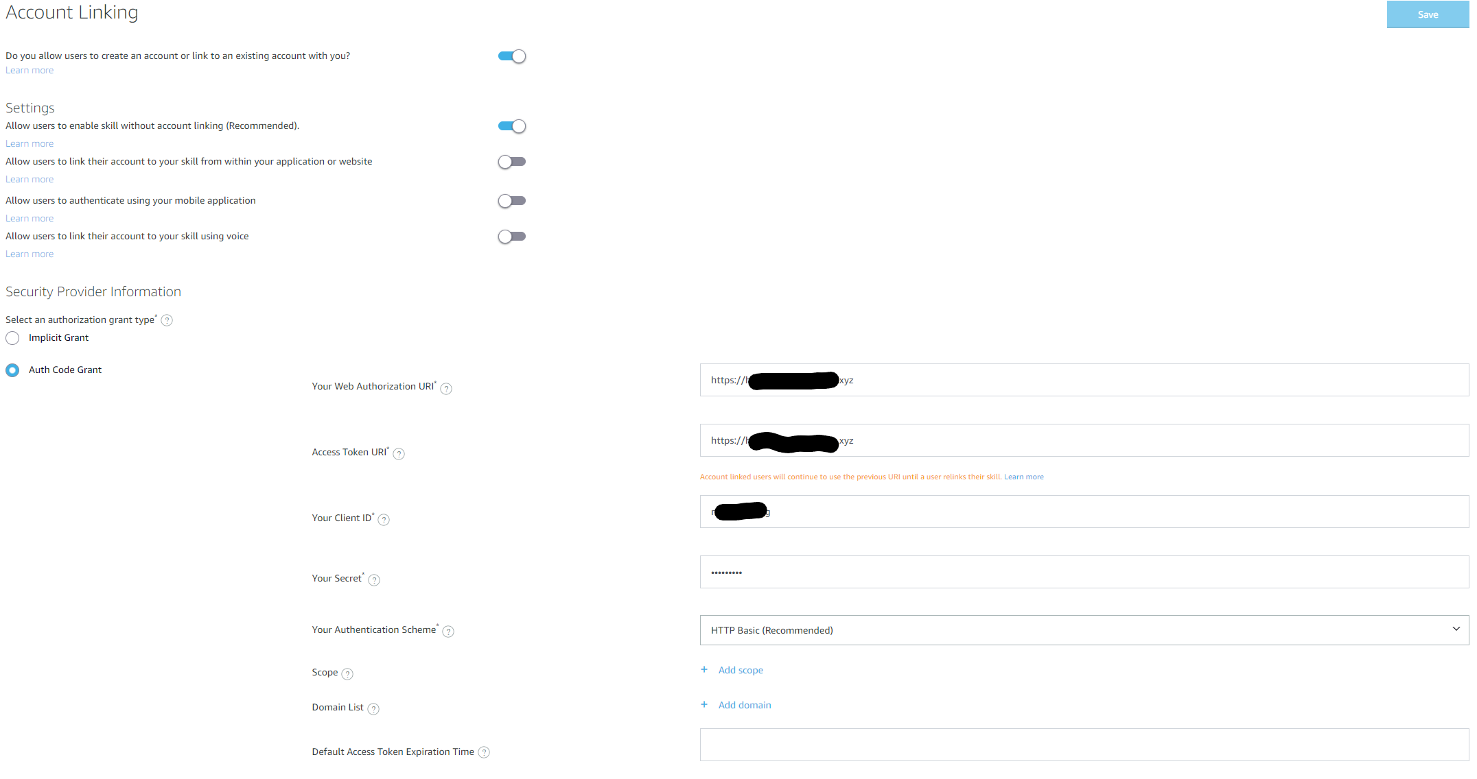 [Bug]: Getting error 503 on alexa skill, cant seem to access home assistant. · Issue #167 ...