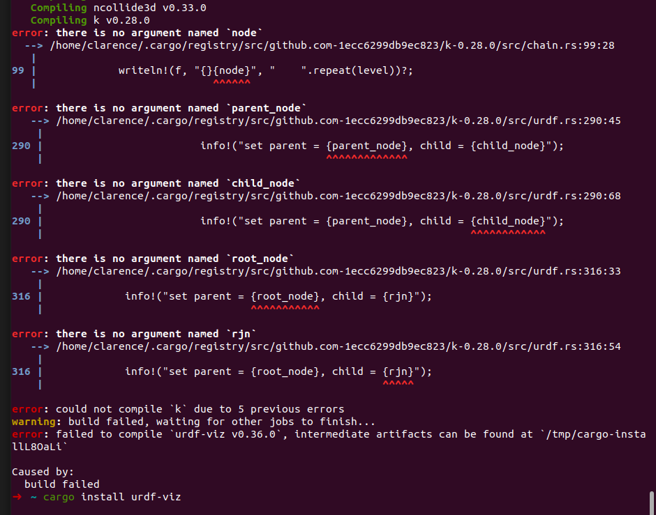 cargo install error · Issue #143 · openrr/urdf-viz · GitHub