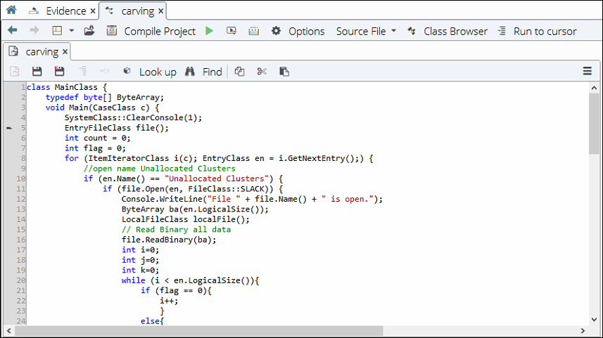 GitHub - swpose/Enscript-Carving