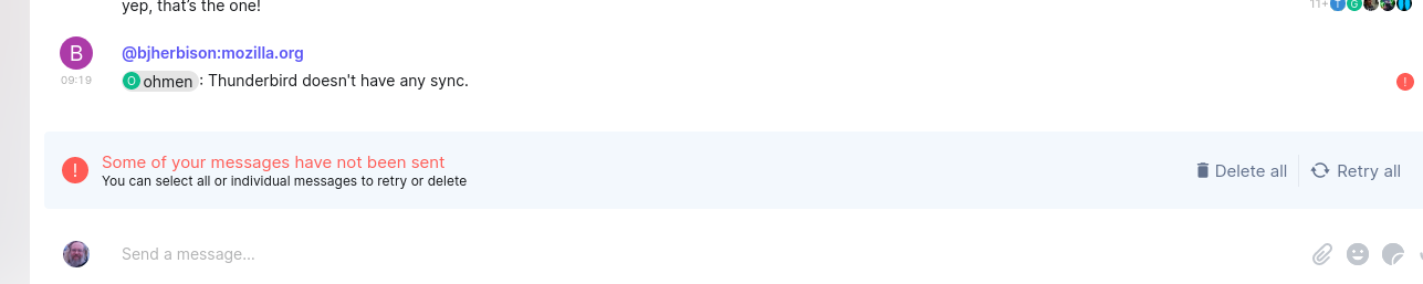 "Some of your messages have not been sent" reported when the message has been sent · Issue ...
