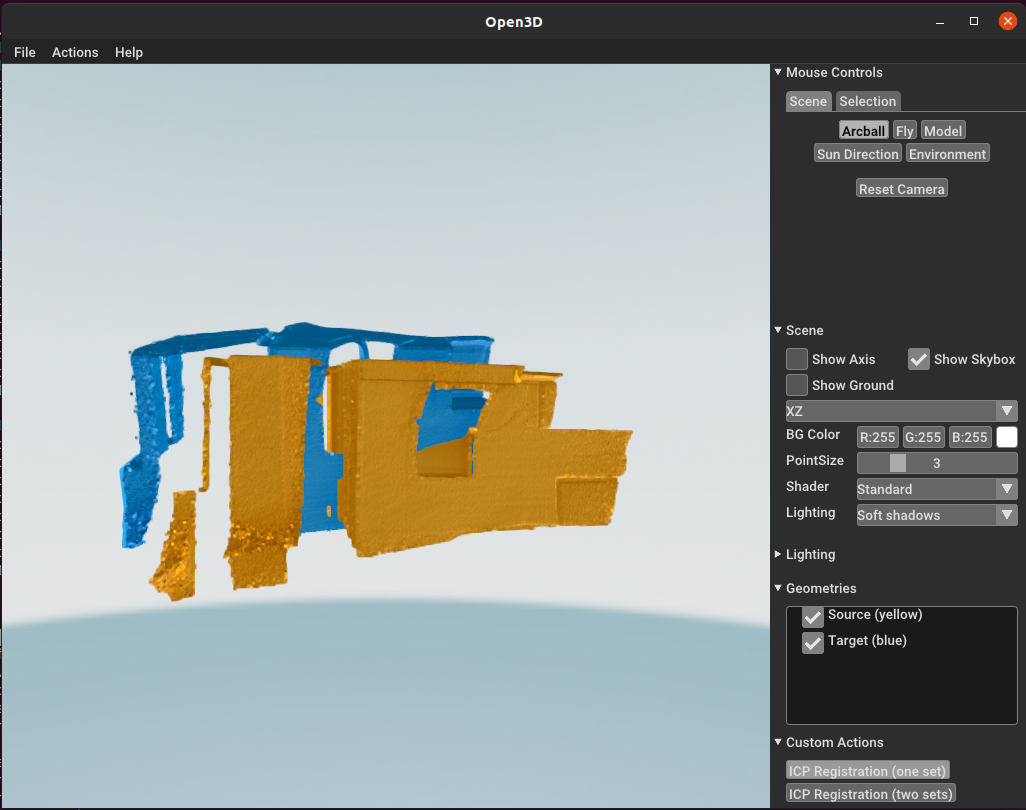 Icp Registration Buttons Throw Error In Gui Draw Py Example · Issue 4531 · Isl Org Open3d · Github