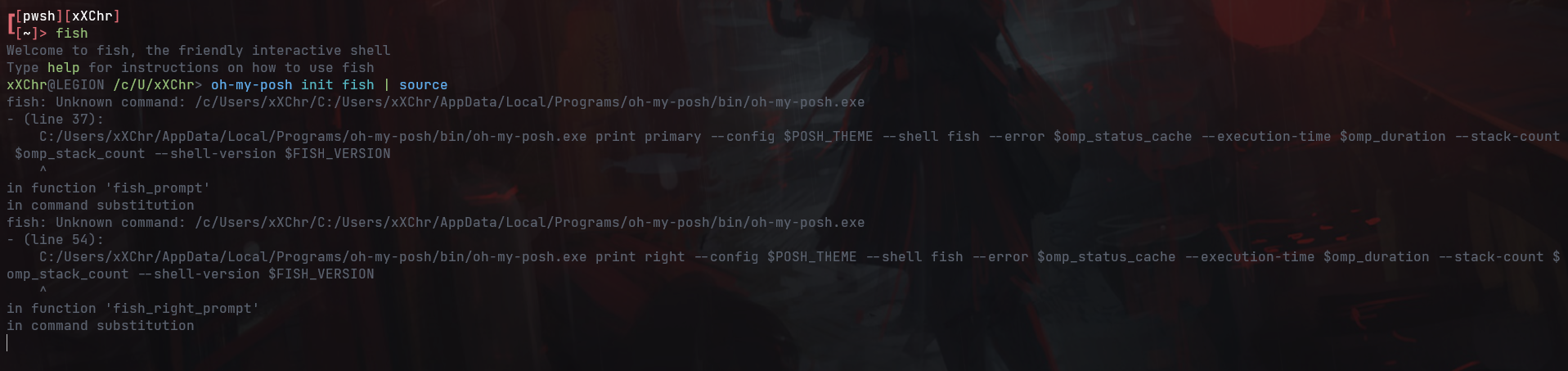 Trouble installing on Fish (Windows, MSYS2) · Issue #2925 ...
