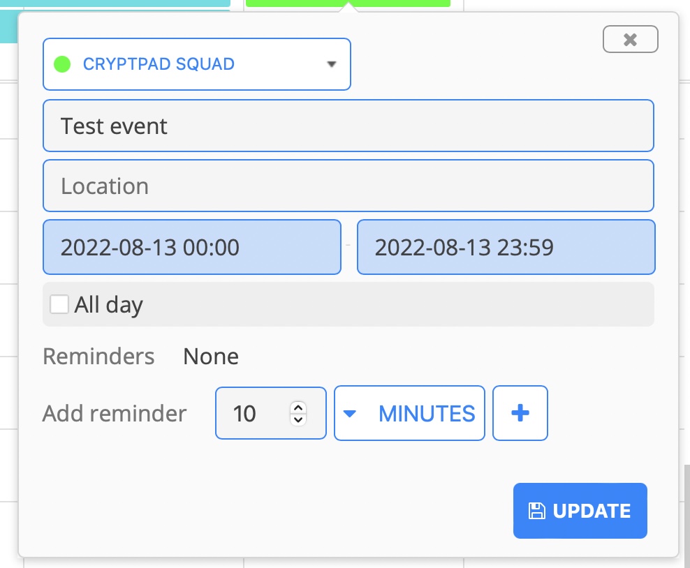 Always display date when All Day is enabled · Issue #794 · cryptpad/cryptpad · GitHub