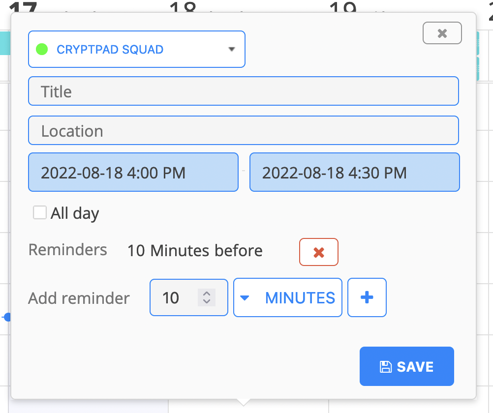 Add ability to repeat an event · Issue #949 · cryptpad/cryptpad · GitHub
