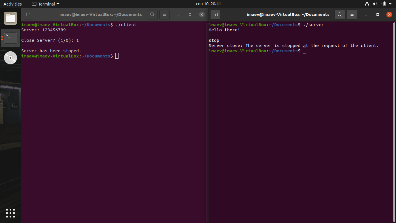 GitHub - RIDOS/Client-Server: Echo server