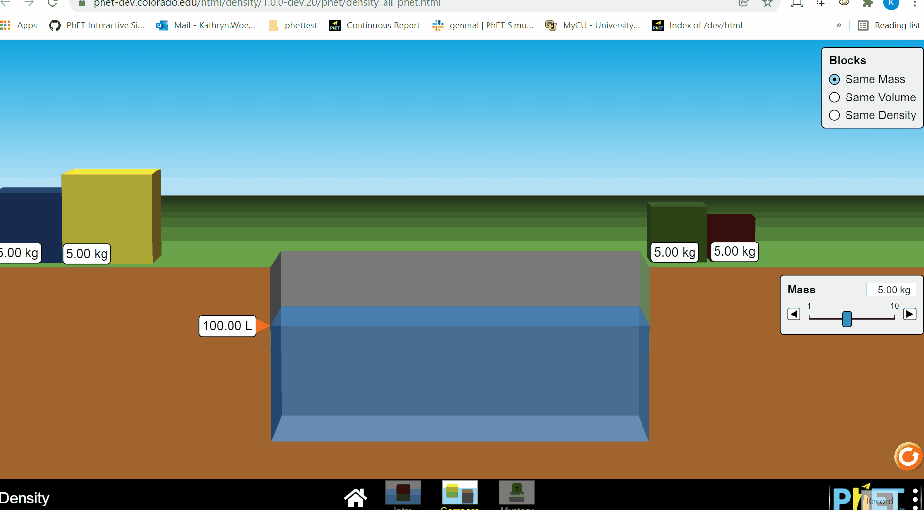 Block position changes when switching to full screen mode · Issue #117 · phetsims/density · GitHub