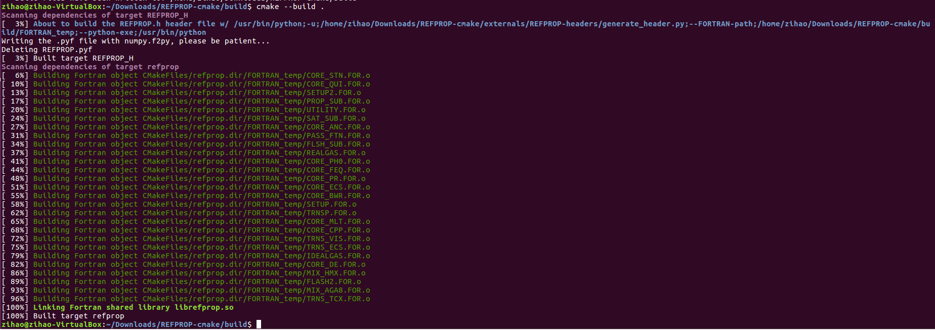 Installation error with Cmake · Issue #113 · usnistgov/REFPROP-wrappers · GitHub