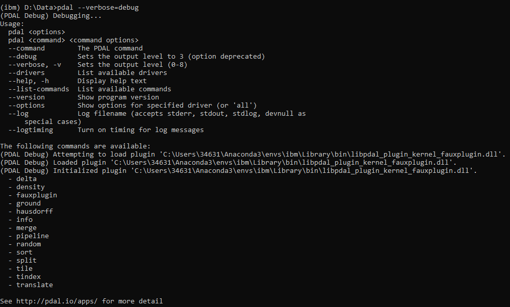 The plugins not working · Issue #2811 · PDAL/PDAL · GitHub