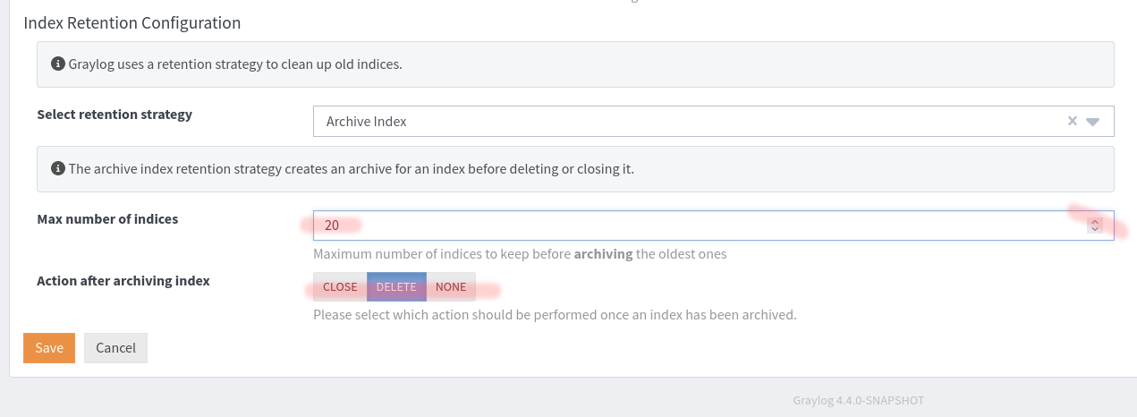 Can't change archive retention stragegy options - form not responding · Issue #13497 · Graylog2 ...