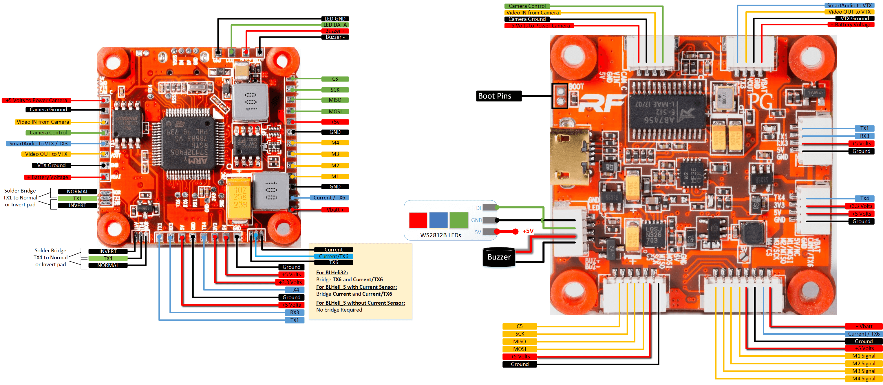 ESC telemetry input via TX pin with half-duplex mode (RevoltOSD target ...