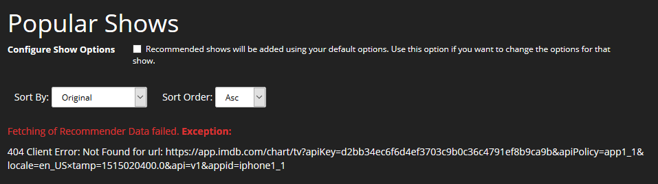 IMDB API 404 error · Issue #3571 · pymedusa/Medusa · GitHub