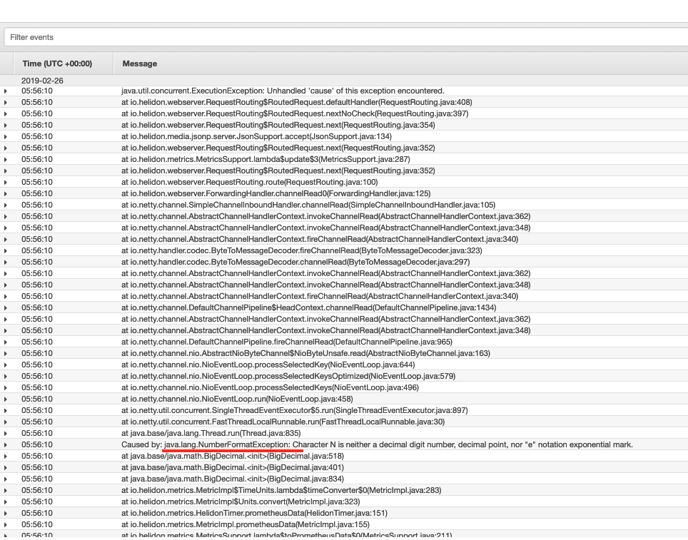 Request to endpoint /metrics fails occasionally · Issue #464 · helidon-io/helidon · GitHub