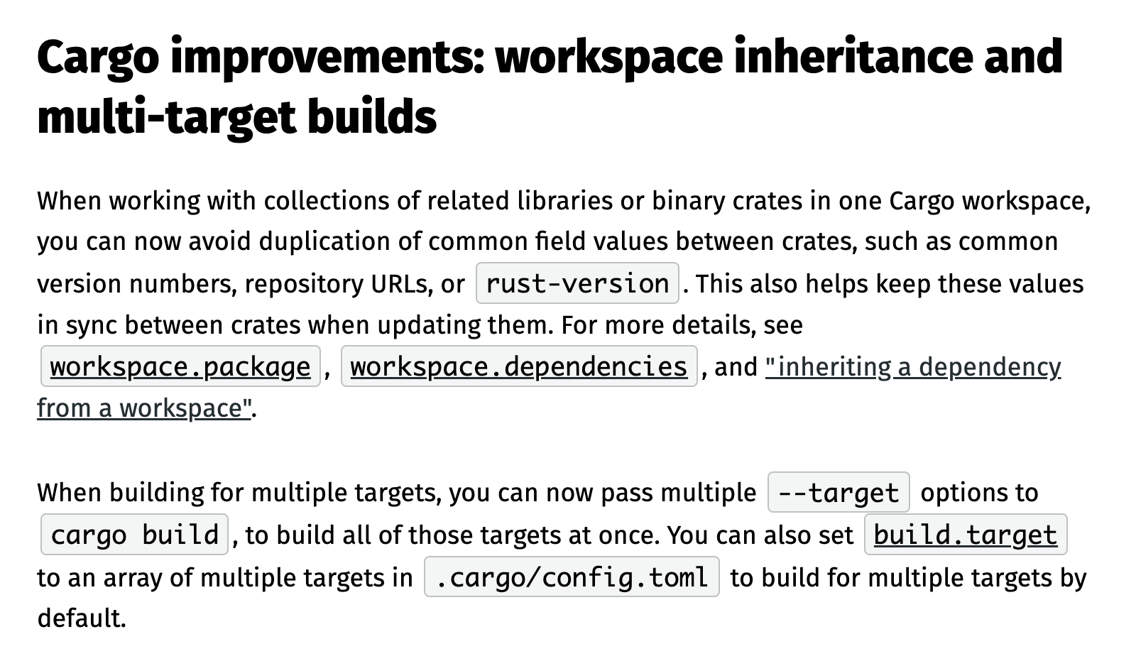 Avoid Duplication Of Workspace Versions By Updating To Rust 164 