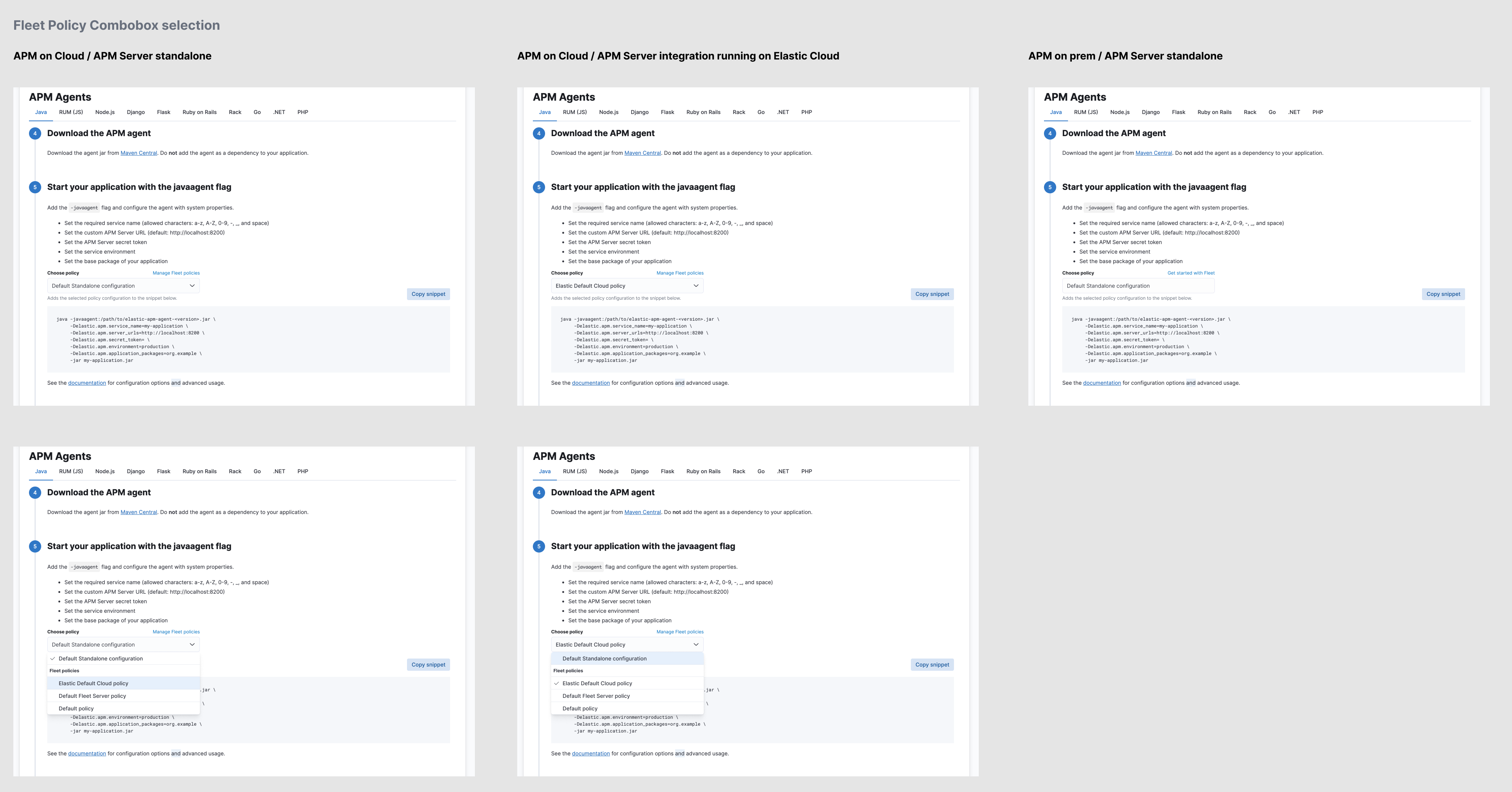[APM] Fleet: Add secret_token to agent instructions in legacy Getting Started guide · Issue ...