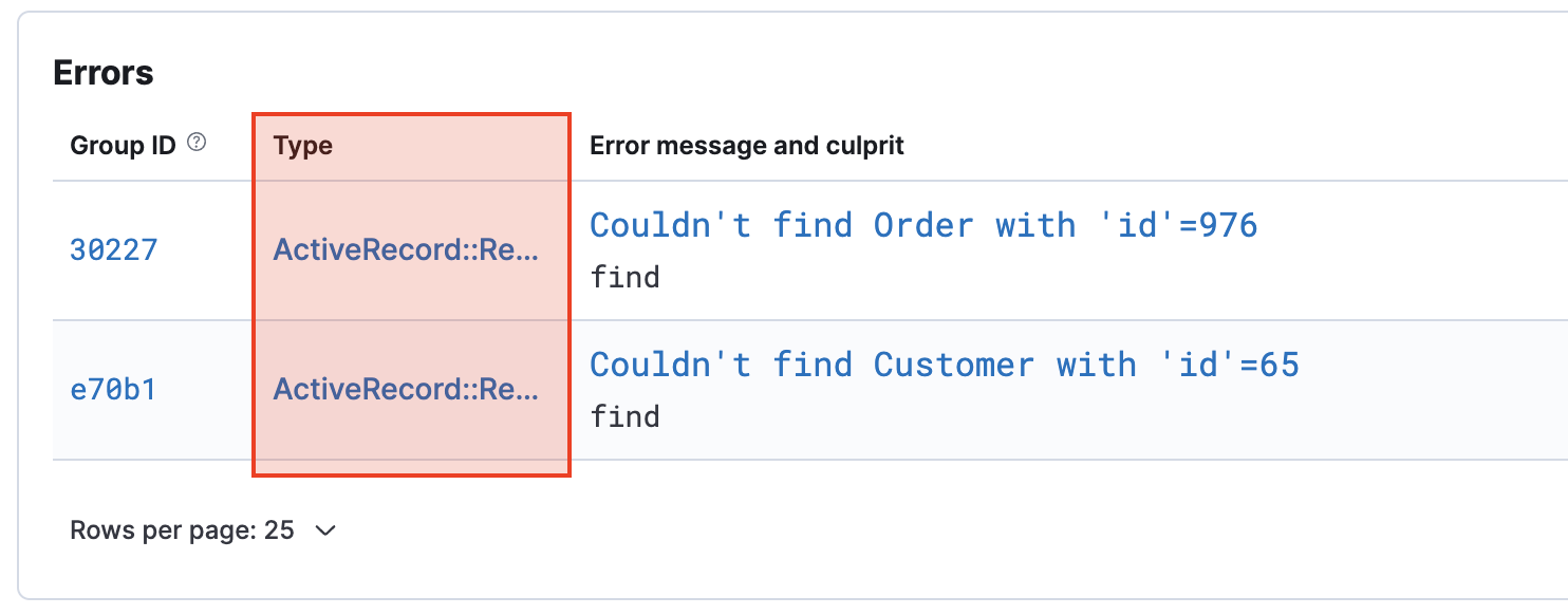 [APM] Errors UI mismatch between table view and individual error view · Issue #123186 · elastic ...