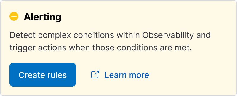 [Unified Observability][Status visualization] Define content for alerts and rules section ...
